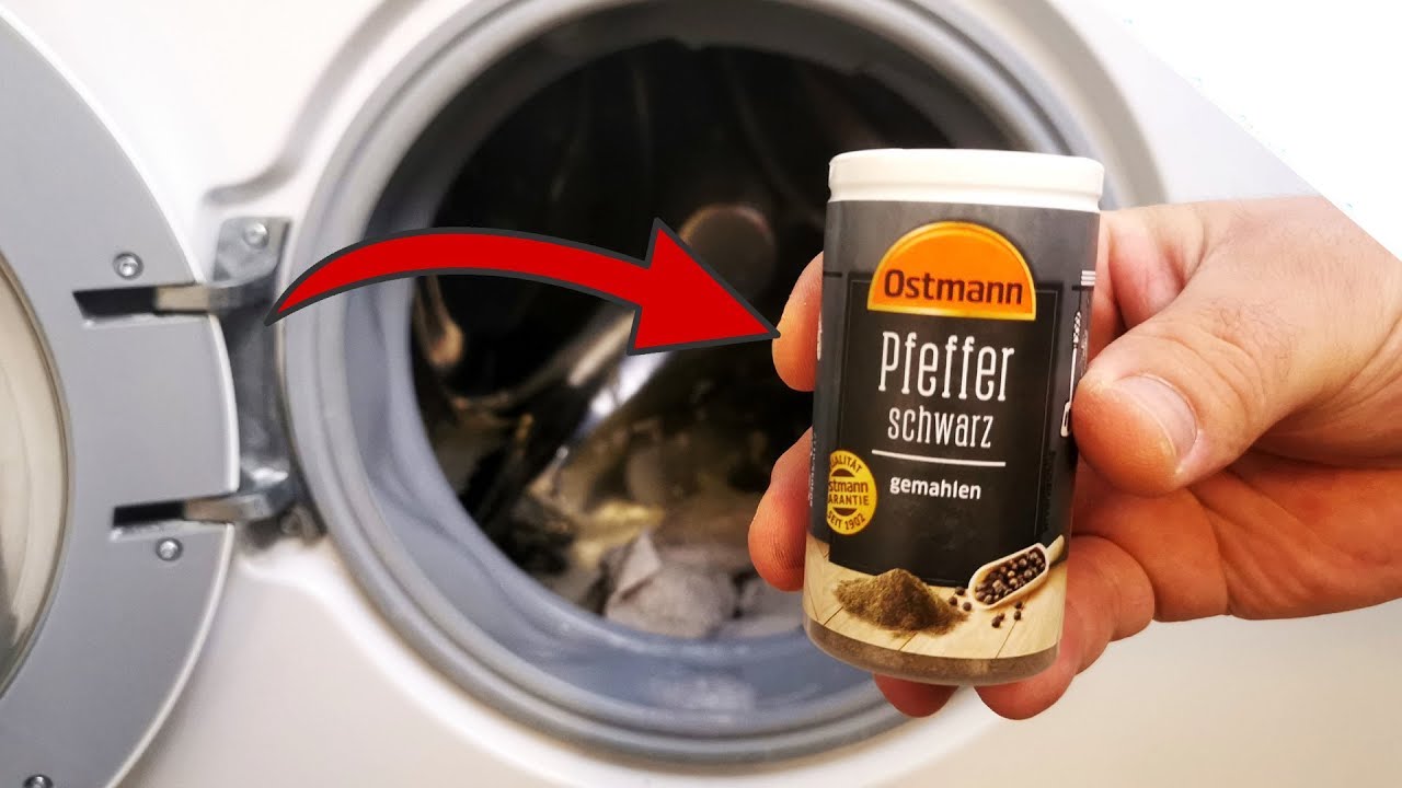 Gib Pfeffer in deine Waschmaschine und STAUNE WAS PASSIERT 💥 – meine tricks Gib Pfeffer in deine Waschmaschine und STAUNE WAS PASSIERT 💥 – meine tricks