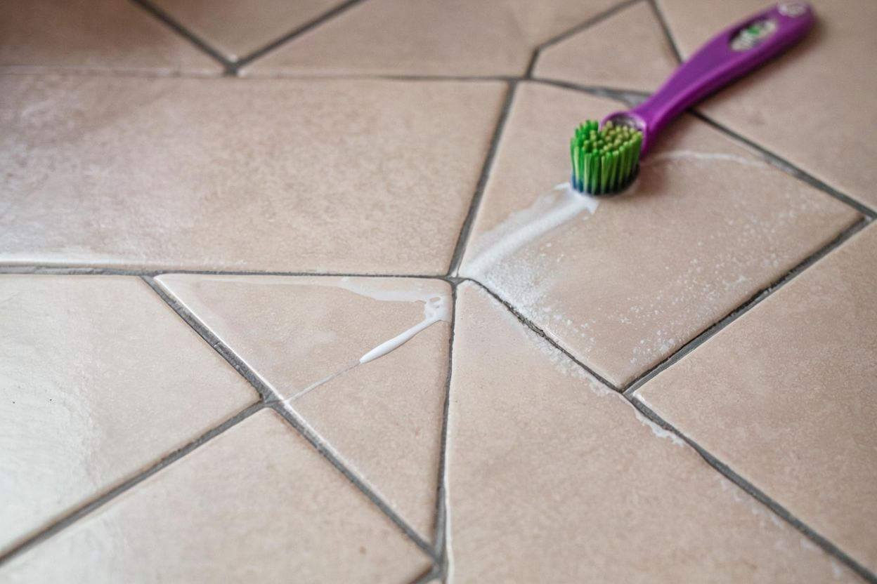So reinigen Sie schwarze Fugen und lassen sie wie neu aussehen – meine ...